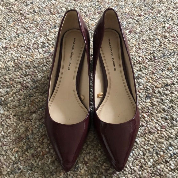 Zara | Shoes | Zara Basic Collection Chunk Heel Dress Shoes | Poshmark